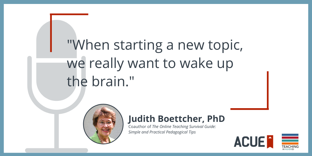 EOTP - Using the Active Learning Cycle in Online Courses | ACUE